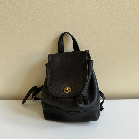 Coach | Bags | Vintage Coach Leather Mini Backpack | Poshmark